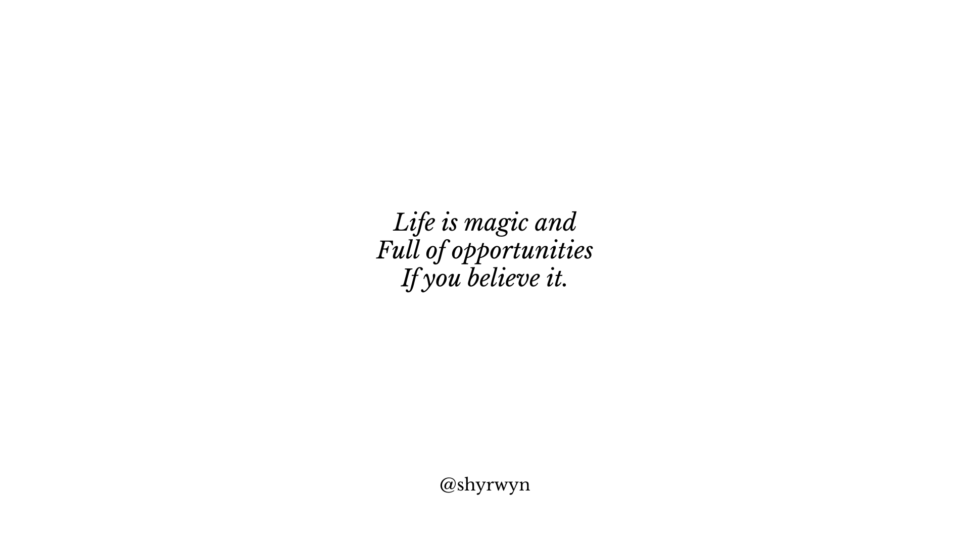My Kind Of Life Dav And Shy We Write
